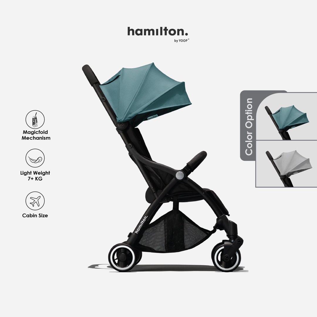 Brand New Hamilton S1 Plus Stroller- Lake Blue, Babies & Kids, Going ...