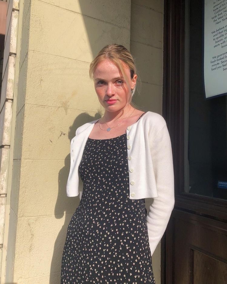 Brandy Melville Athelia Knit Cardigan in White | coquette cottagecore ...