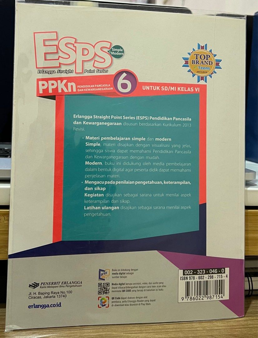 Buku ESPS kelas 6SD, Buku & Alat Tulis, Buku Pelajaran di Carousell