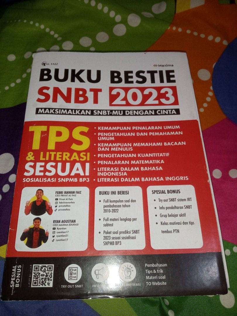 Buku Snbt Bestie 2023 Utbk Tps Privat Al Faiz On Carousell