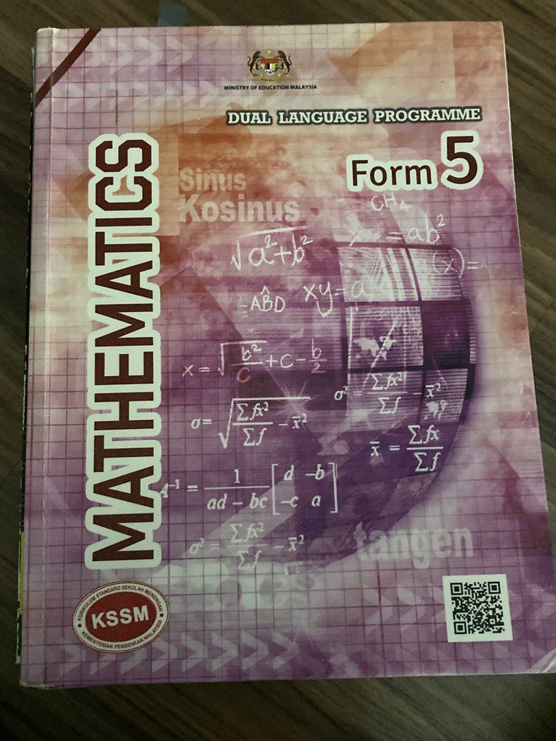 Buku teks form5 dlp math, Hobbies & Toys, Books & Magazines, Textbooks ...