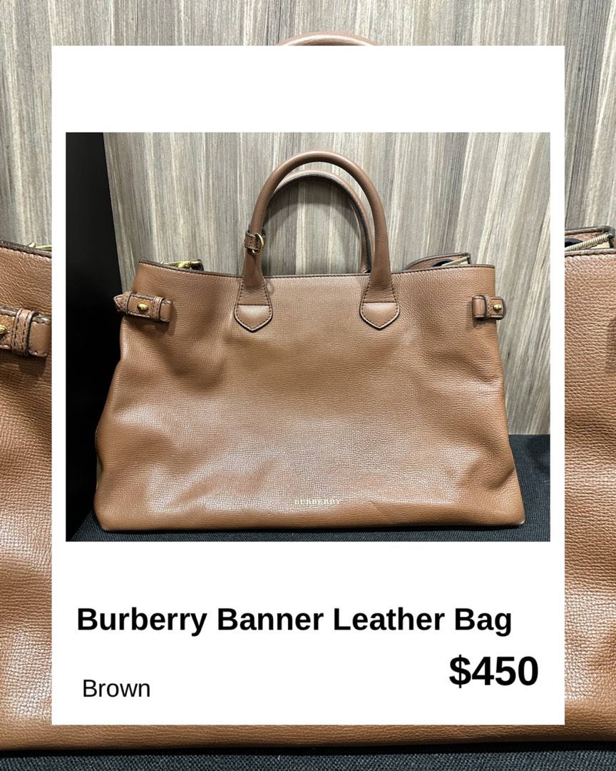 Burberry Banner Bag, Luxury, Bags & Wallets on Carousell