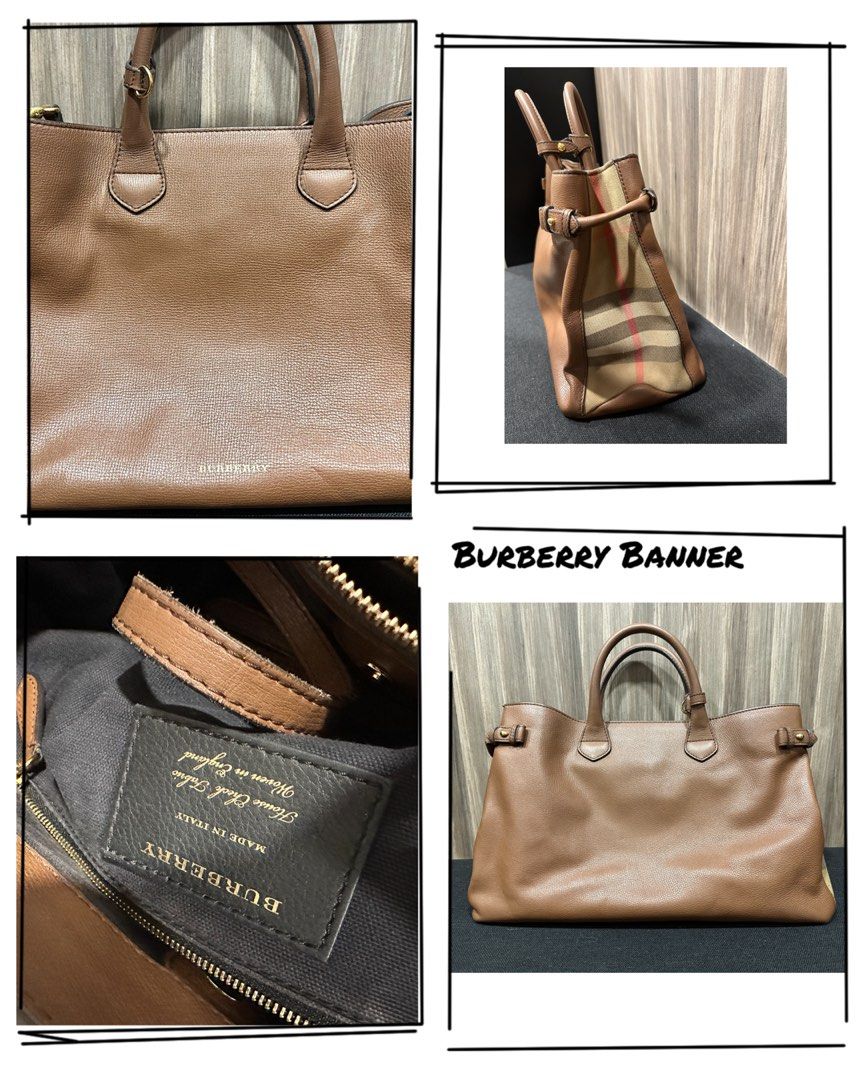 Burberry Banner Bag, Luxury, Bags & Wallets on Carousell