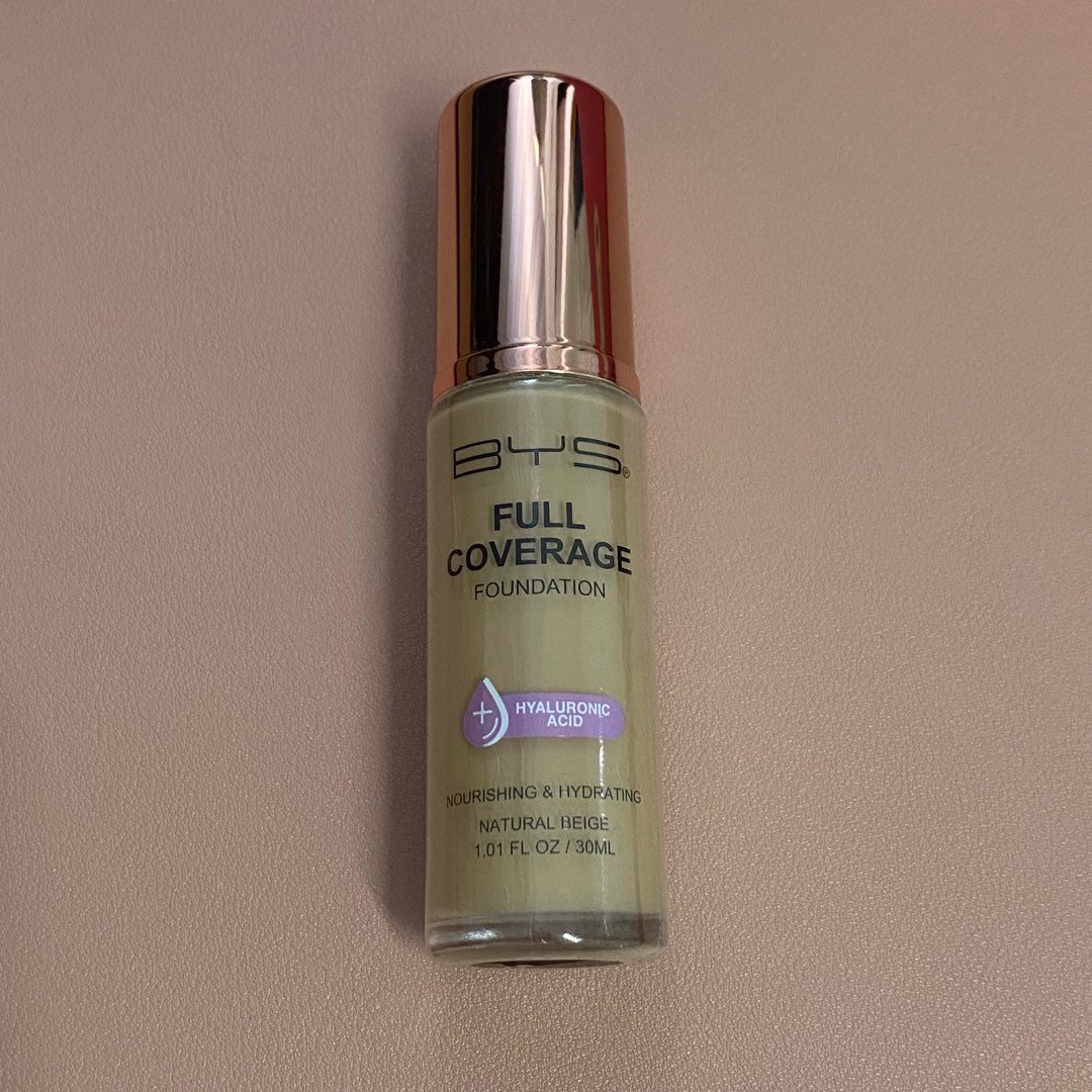 BYS Full Coverage Foundation in Natural Beige, Beauty & Personal Care ...