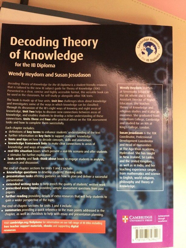 Cambridge theory of knowledge, Hobbies & Toys, Books & Magazines ...