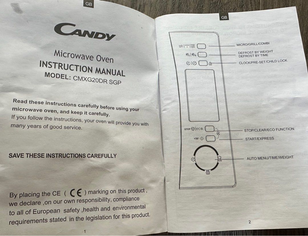 Candy Microwave oven, TV & Home Appliances, Kitchen Appliances, Ovens ...