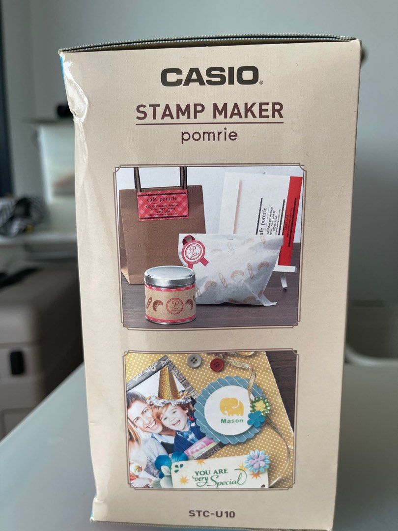 Casio Stamp Maker Pomrie, Everything Else on Carousell