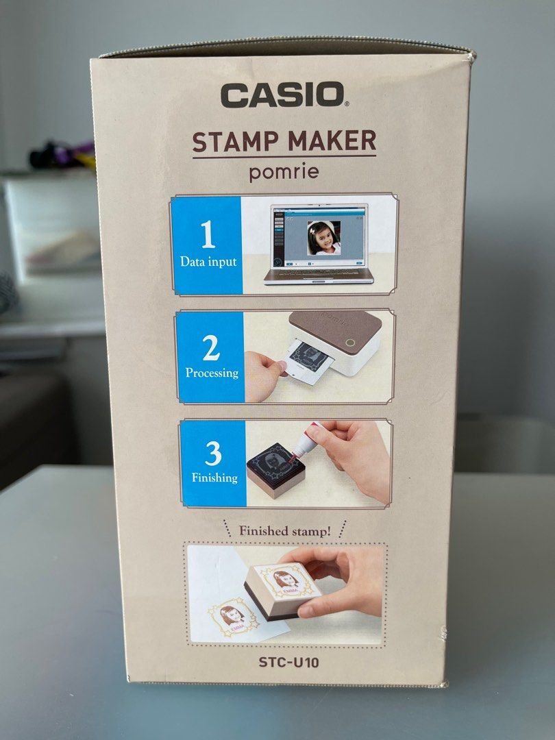 Casio Stamp Maker Pomrie, Everything Else on Carousell