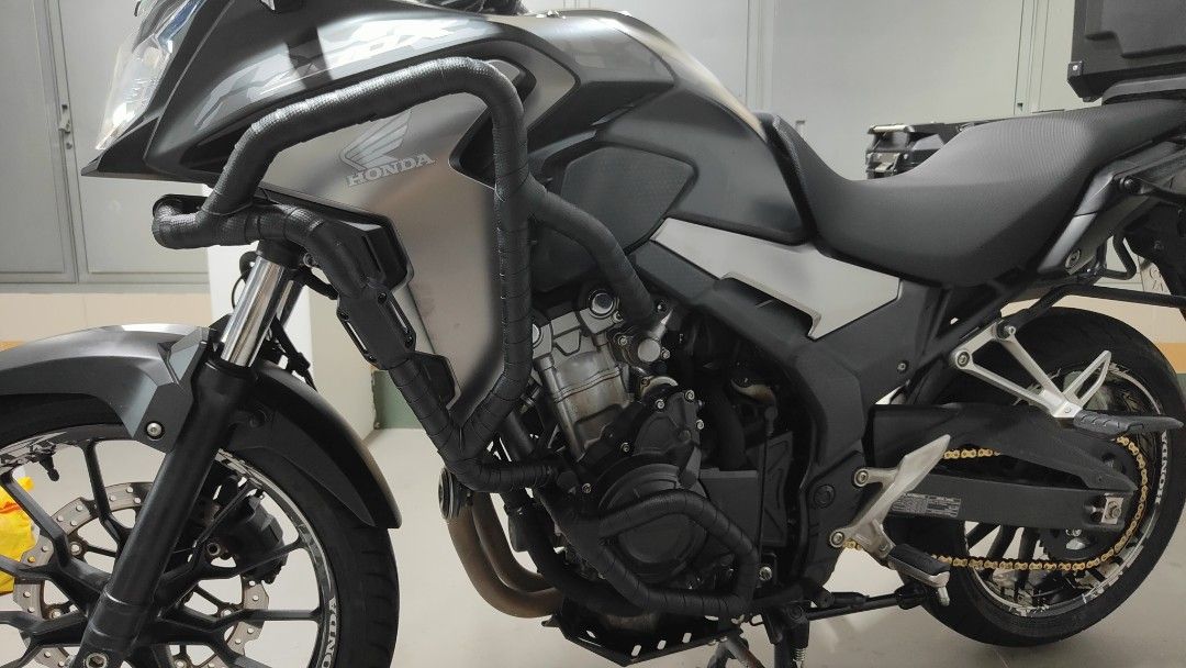 CB400X New Model Crash Bar Wrapping, Motorcycles, Motorcycle ...