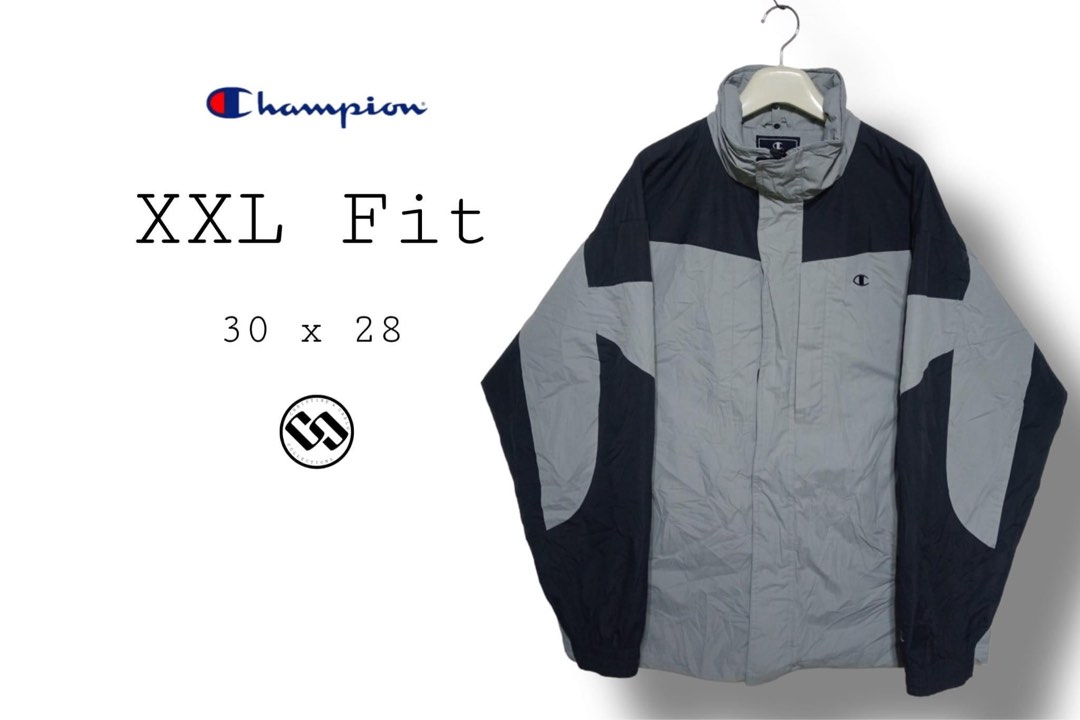 Champion wind braker jacket on Carousell