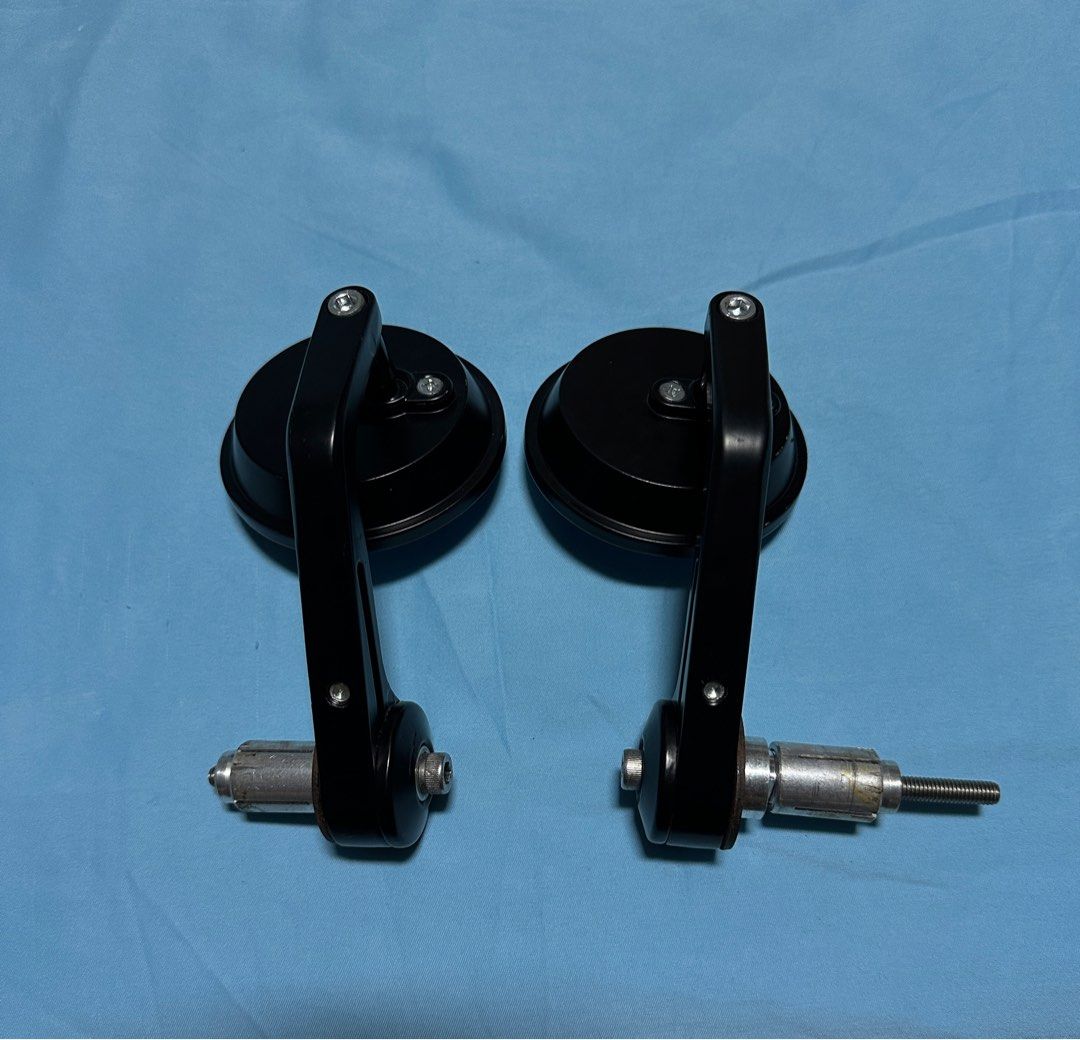 Circular side mirror, Motorcycles, Motorcycle Accessories on Carousell