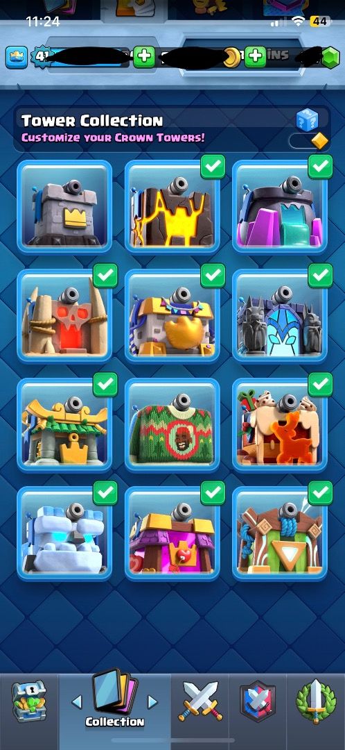 Clash Royale King Tower 13 Account, Video Gaming, Gaming Accessories ...