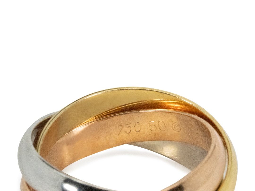 Classic 7.95g Two Toned Cartier Puzzle Ring - DSPVJ-677, Women's ...