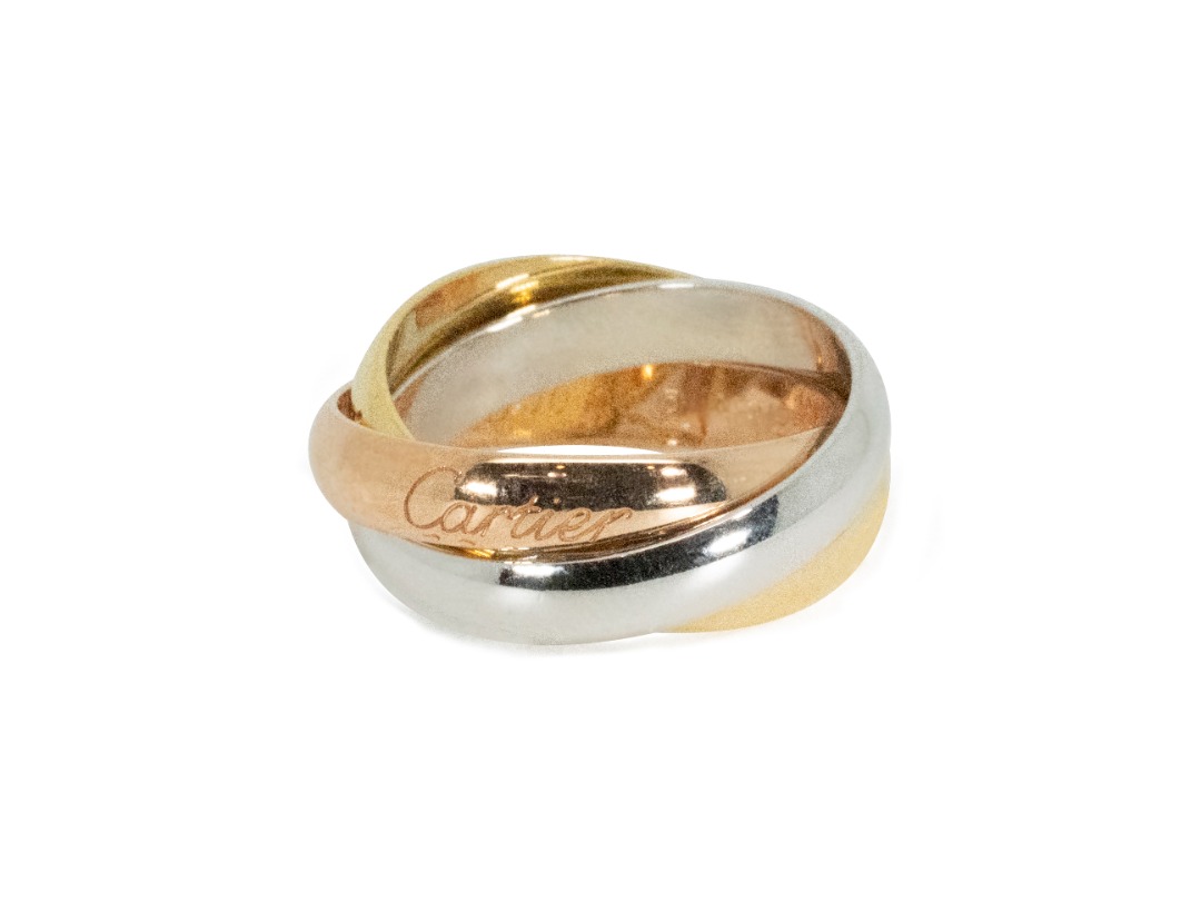 Classic 7.95g Two Toned Cartier Puzzle Ring - DSPVJ-677, Women's ...