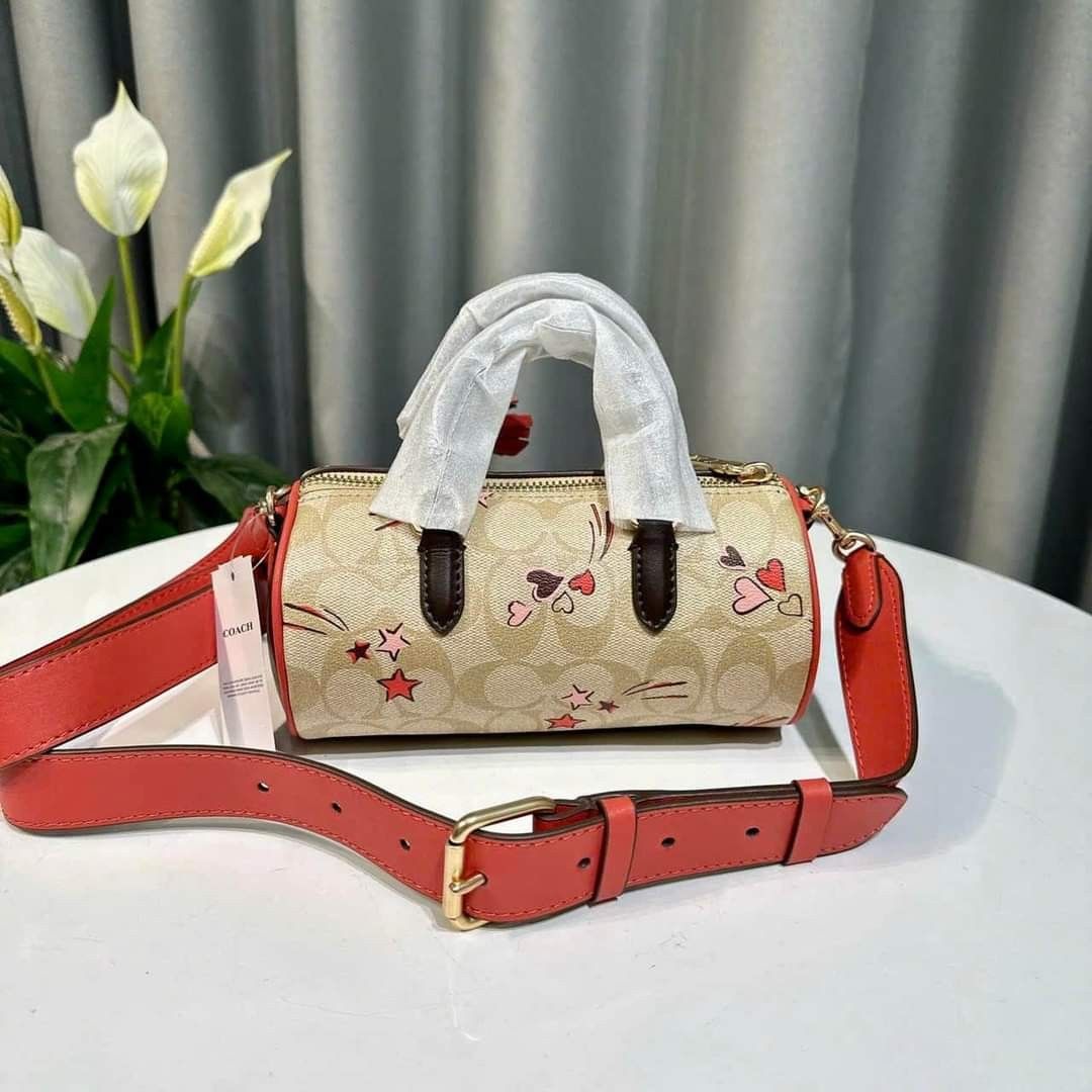 Coach Lacey Crossbody In Signature Canvas With Heart And Star Print ...