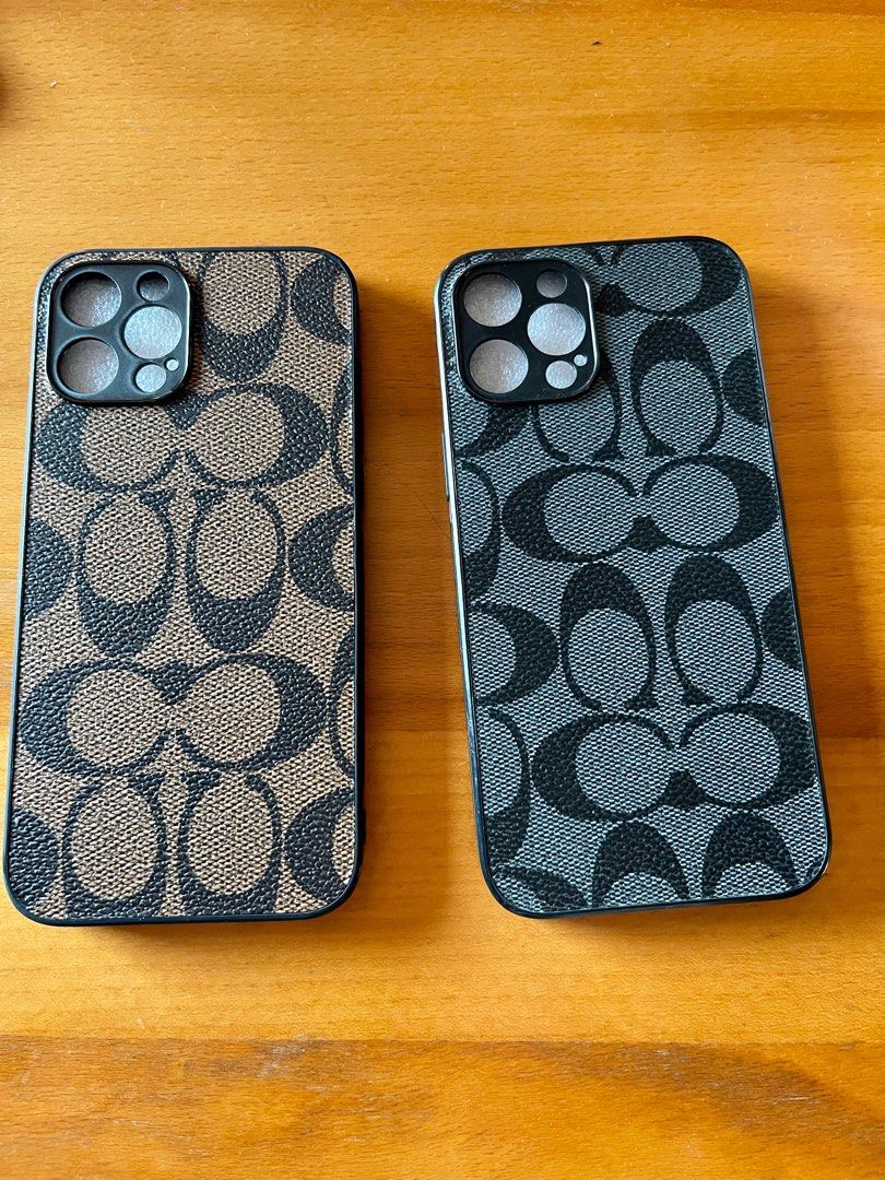 COACH leather iPhone 12 Pro Max cover, Mobile Phones & Gadgets, Mobile ...