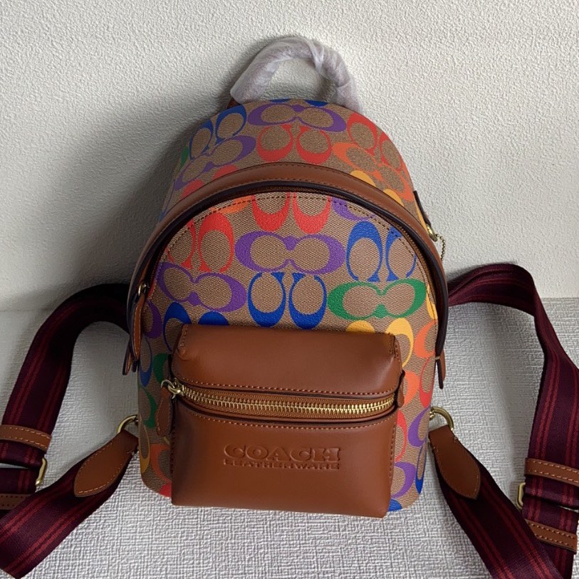 Coach Rainbow Backpack, Women's Fashion, Bags & Wallets, Backpacks on ...