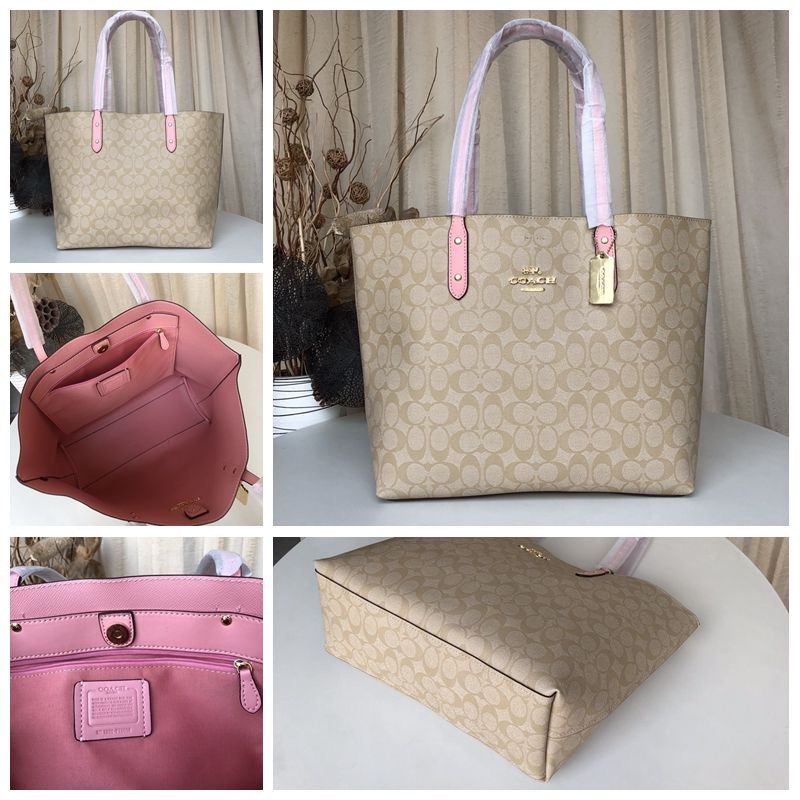 Coach Town Tote Bag in Signature Canvas (76636), Women's Fashion, Bags ...