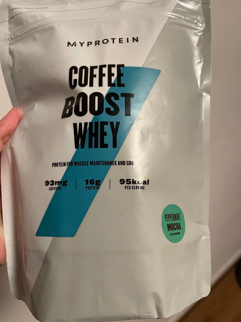 Coffee boost whey Protein 250g, Health & Nutrition, Health Supplements ...