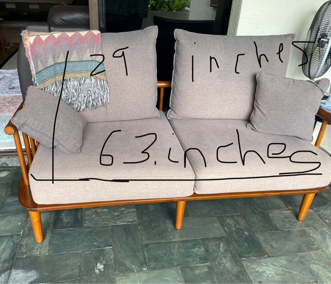 Courts 2 piece sofa, Furniture & Home Living, Furniture, Sofas on Carousell