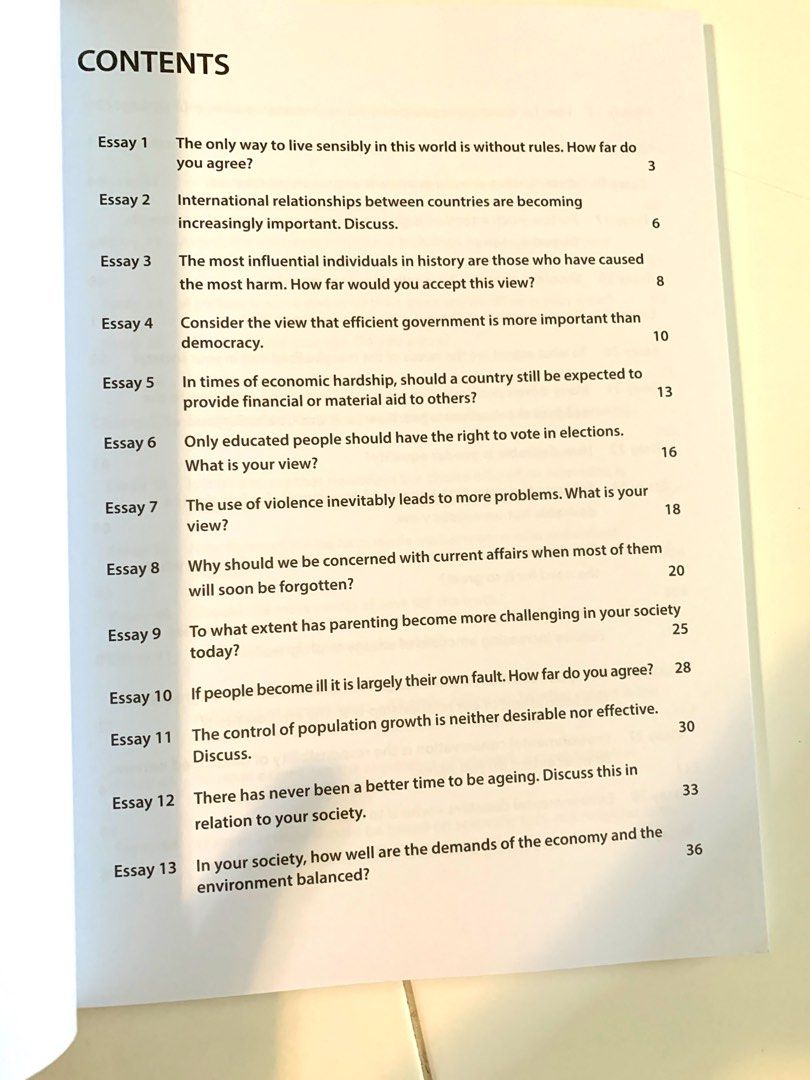 CPD A Level General Paper: model essay by themes, Hobbies & Toys, Books ...