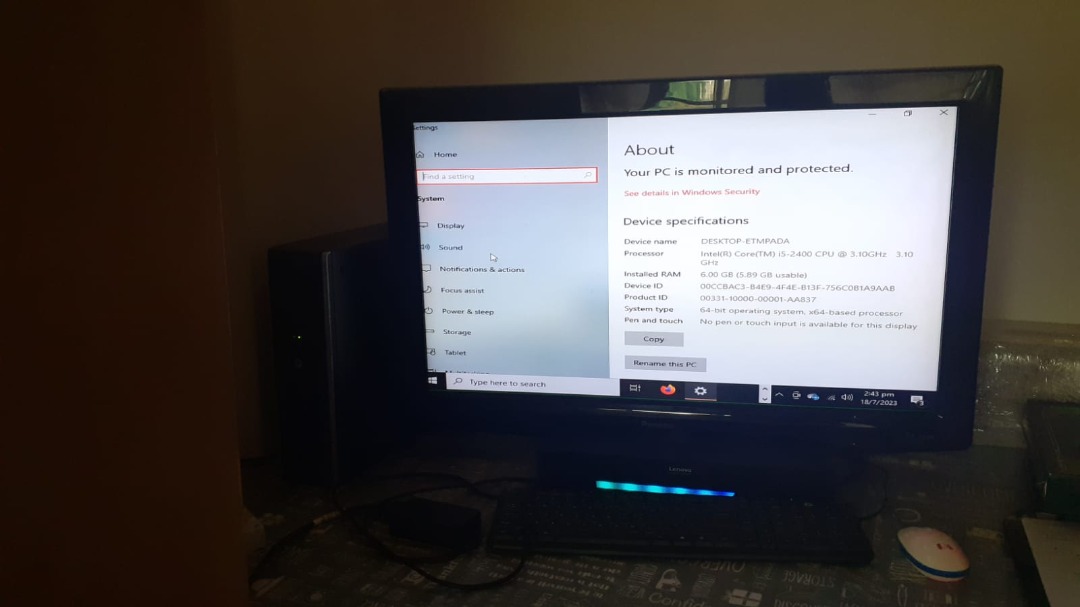 cpu +tv, Computers & Tech, Desktops on Carousell