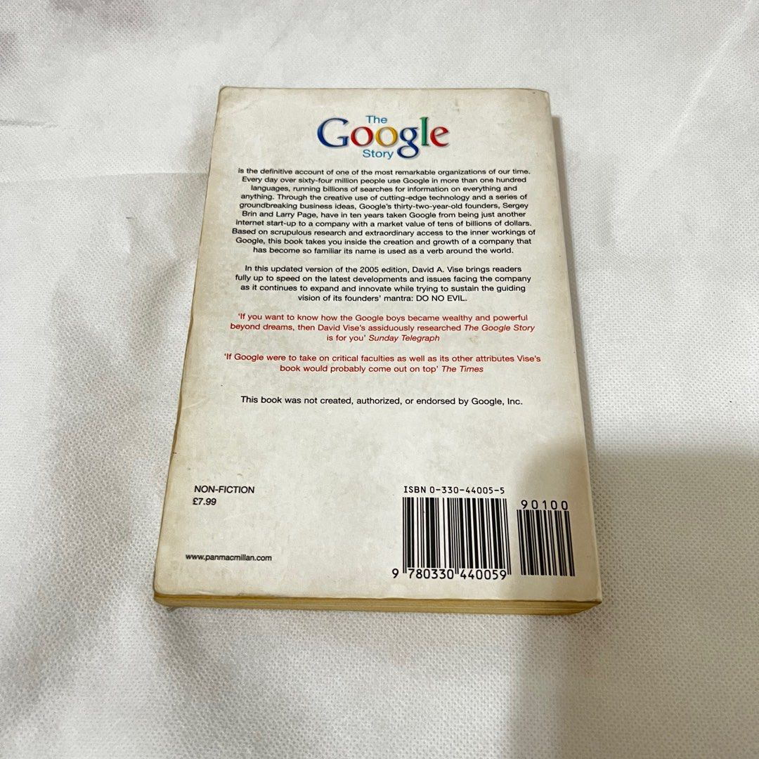 David A Vise The Google Story on Carousell