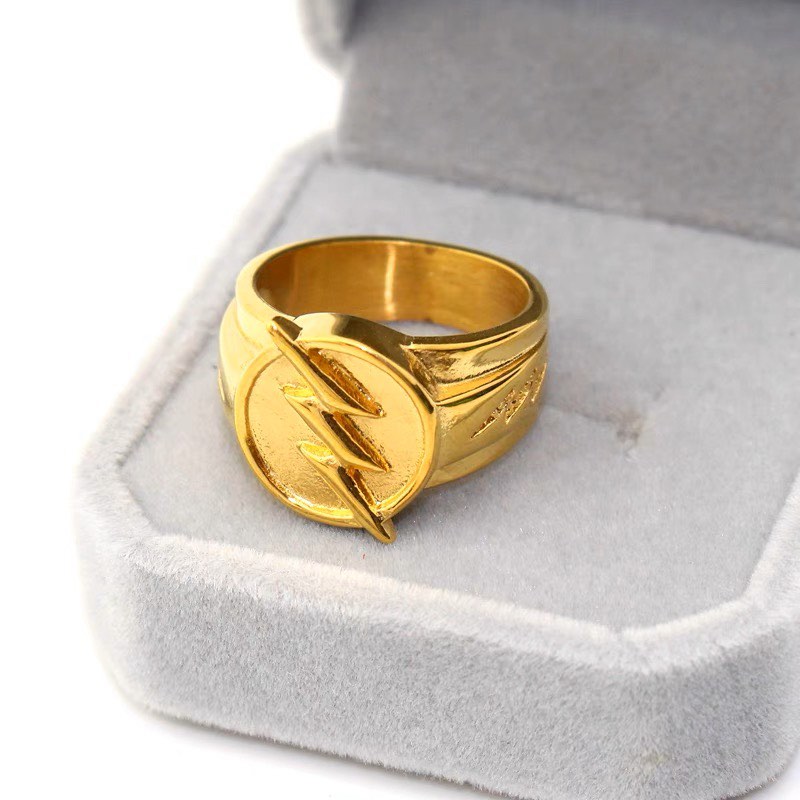 DC Flash gold ring, Hobbies & Toys, Collectibles & Memorabilia, Vintage ...