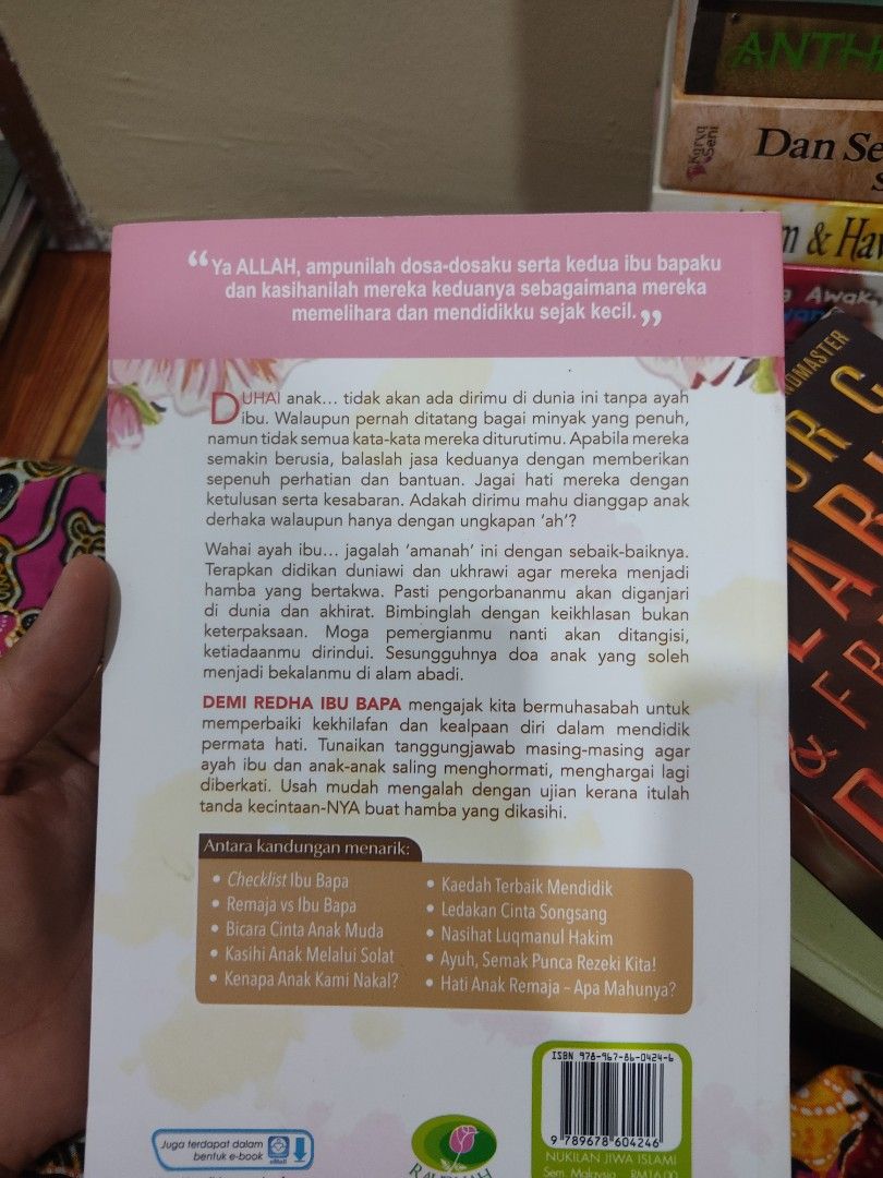 Demi Redha Ibu Bapa, Hobbies & Toys, Books & Magazines, Religion Books ...