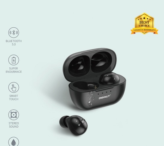 DIGINUT T-11 TWS Bluetooth Earphone 5.0/ Smart Touch Sport Headset ...