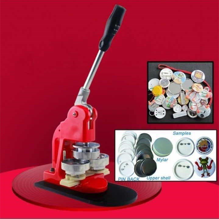 DIY button badge machine button badge maker Badge Punch Making Press Machine, Hobbies & Toys ...