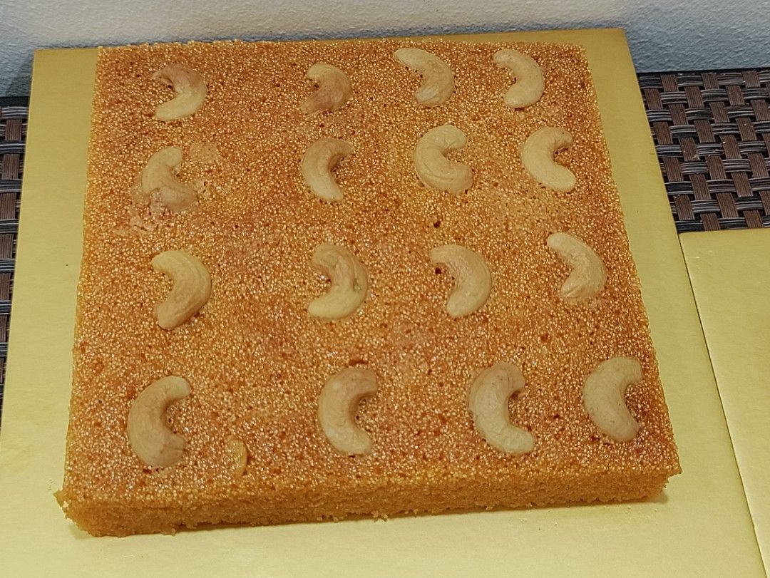 Dumroot/ Semolina Cake, Food & Drinks, Homemade Bakes on Carousell