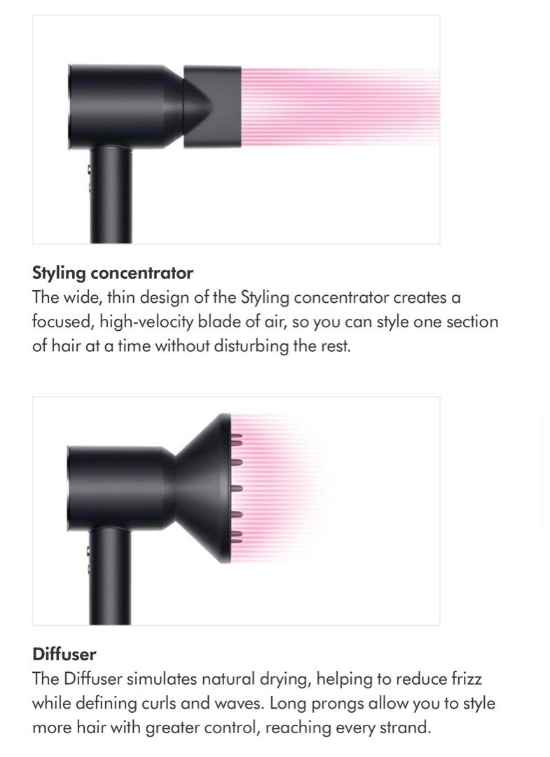 Dyson Supersonic Hair dryer HD08 Black/Nickel, Beauty & Personal Care ...