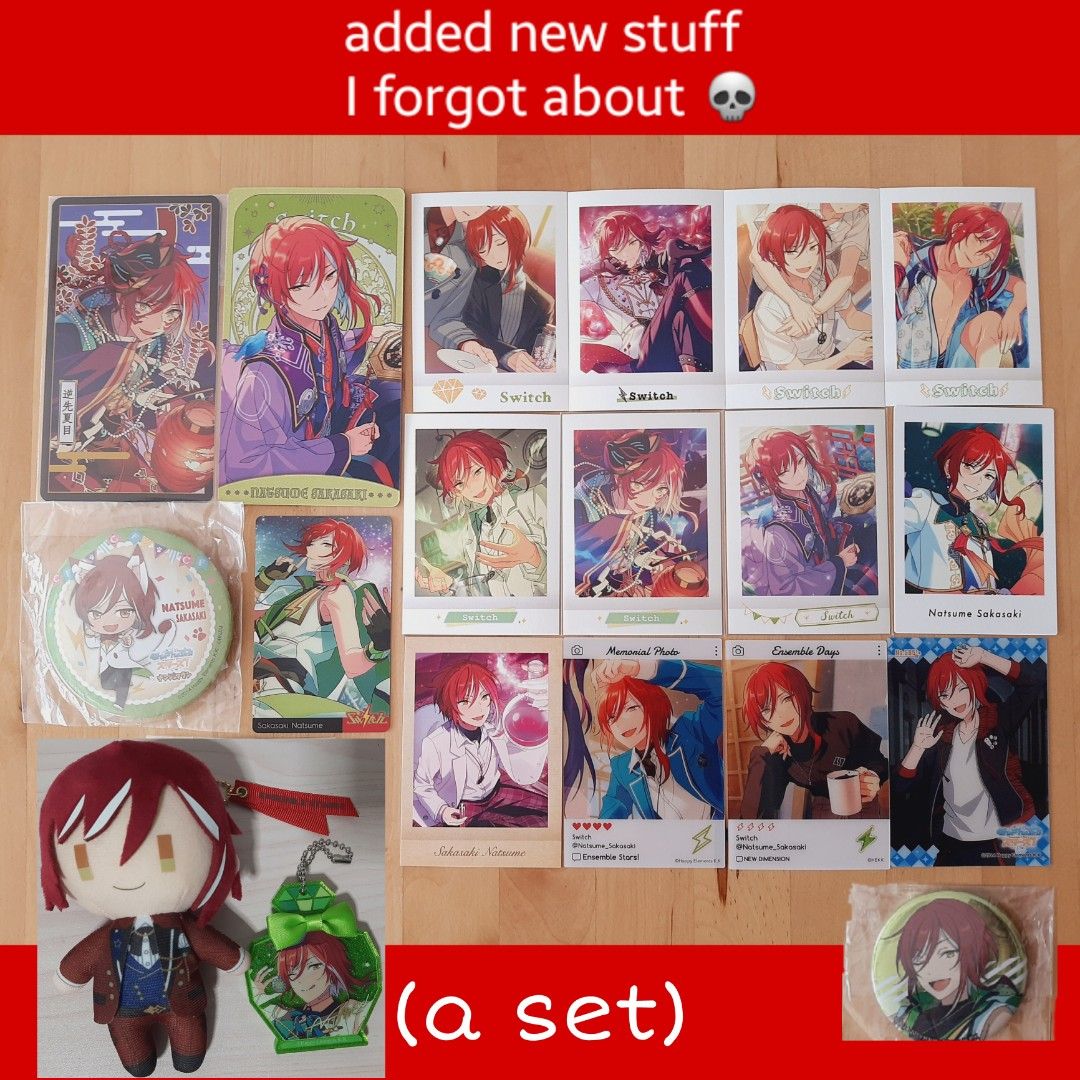 [Ensemble Stars/Enstars] Natsume Sakasaki merch clearance set ...