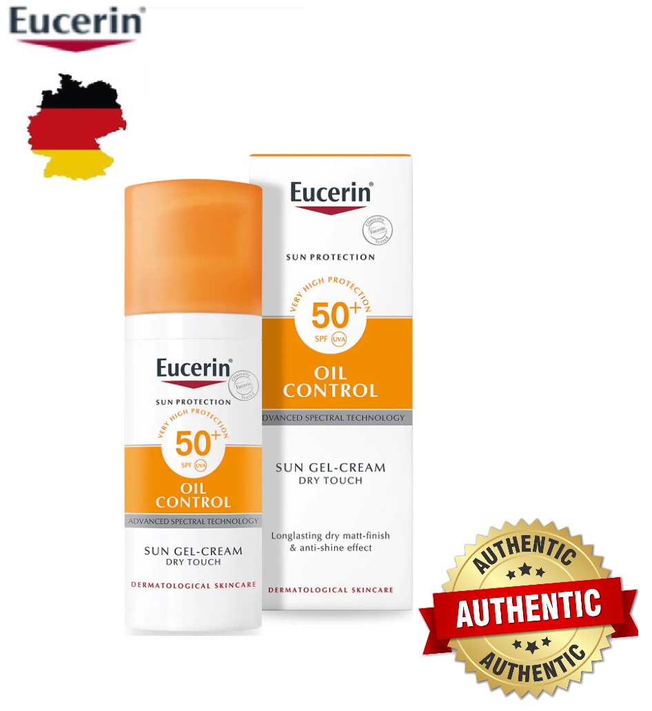 Eucerin Oil Control Sun Gel-Cream SPF 50+ 50ML Ultra light, Beauty ...