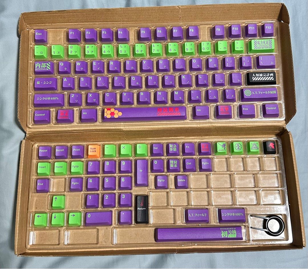 EVA-01 OEM Keycaps, Computers & Tech, Parts & Accessories, Computer ...