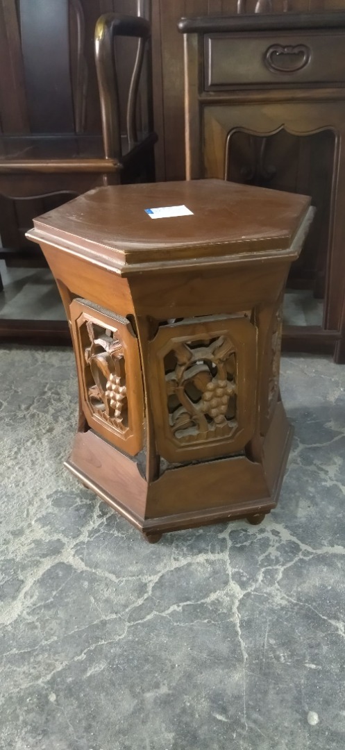 (F20057435) Solid Wood Side Table | Meja Sisi Kayu Padu, Furniture ...