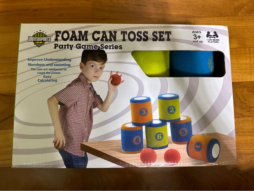 Family / Party Games - Foam Can Toss Set, Hobbies & Toys, Toys & Games ...