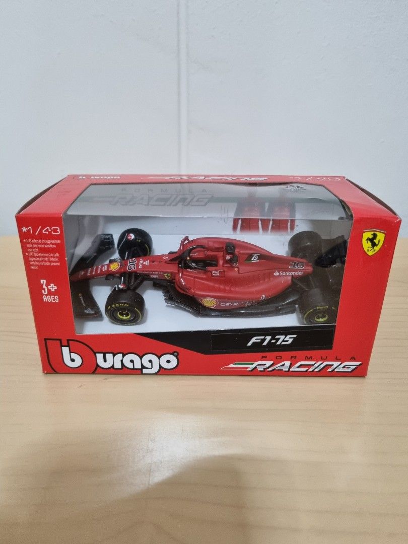 Bburago Ferrari F1 car model Charles Leclerc, Hobbies & Toys, Toys ...