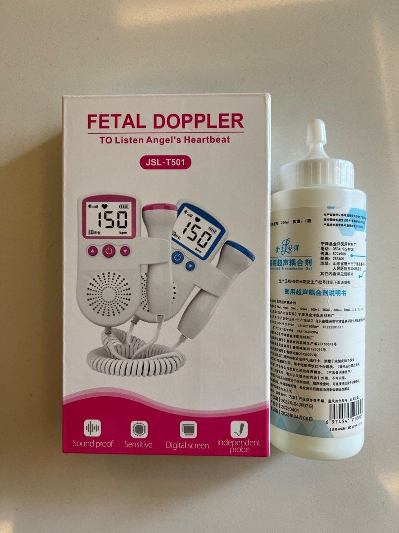 Fetal Doppler heart beat monitor, Babies & Kids, Maternity Care on ...