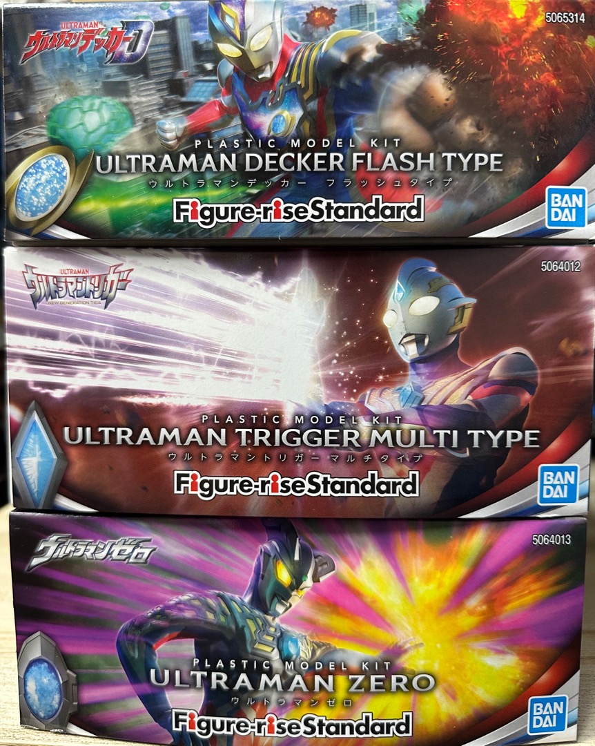 Figure-rise Standard Ultraman Trigger, Zero, Decker, Ultraman Suit Evil ...
