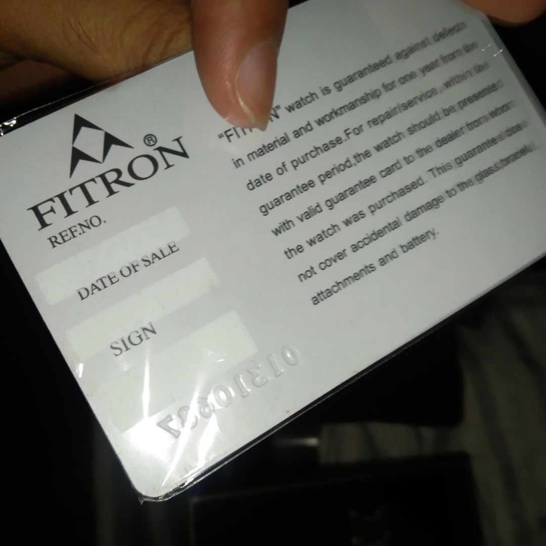 Fitron Watch For Men, Luxury, Watches on Carousell