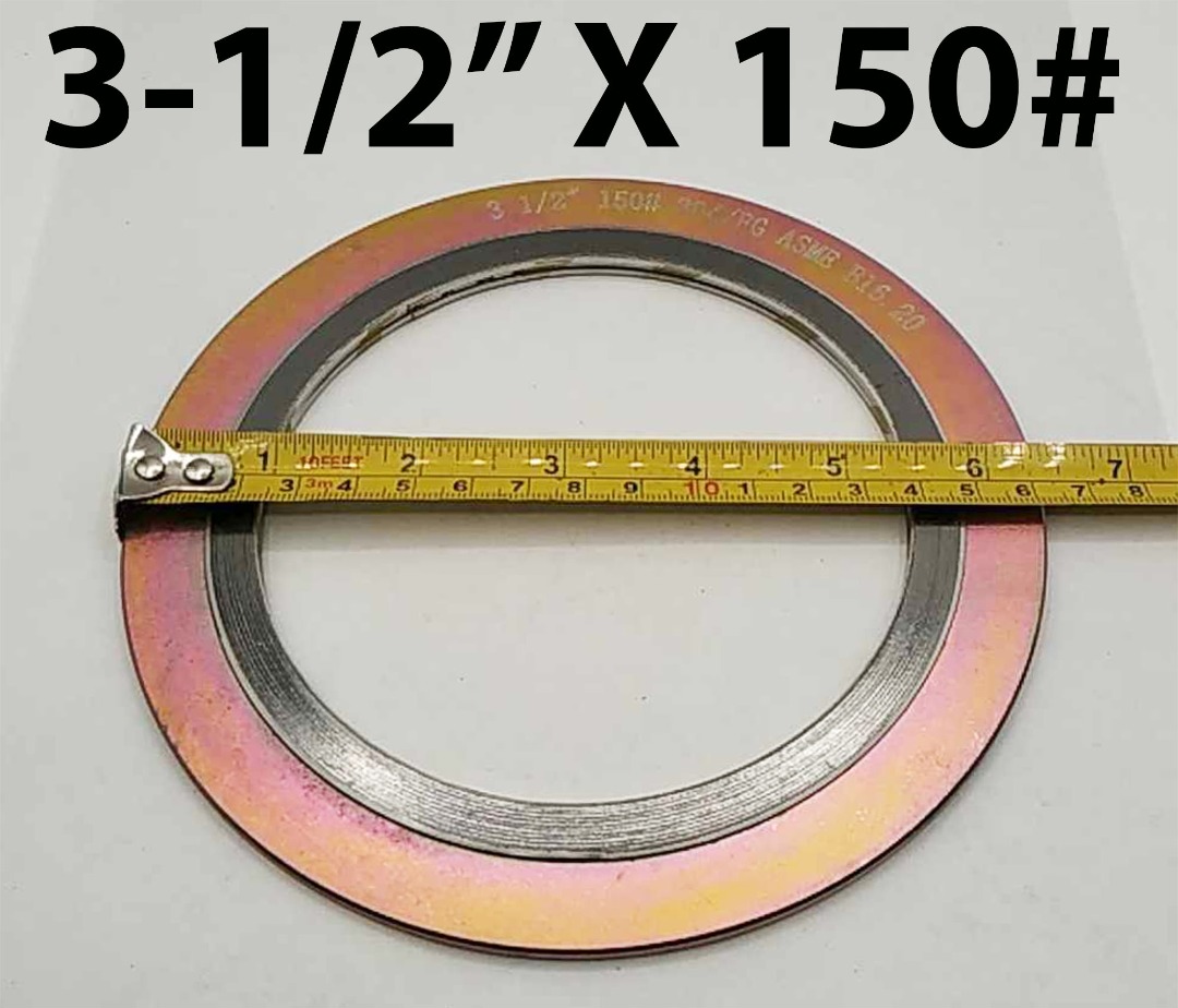 FLEXITALLIC GASKET 3-1/2" X 150# SPIRAL WOUND GASKET 304/FG ASME B16.20 ...