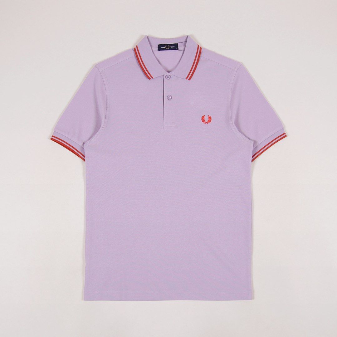 Fred Perry - Lilac, Men's Fashion, Tops & Sets, Tshirts & Polo Shirts ...