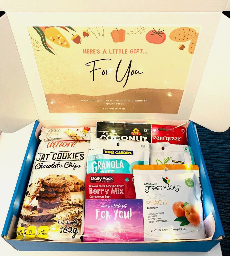 (FREE DELIVERY) Healthy Package I Get Well Soon (GWS) Gift Box / Snack ...