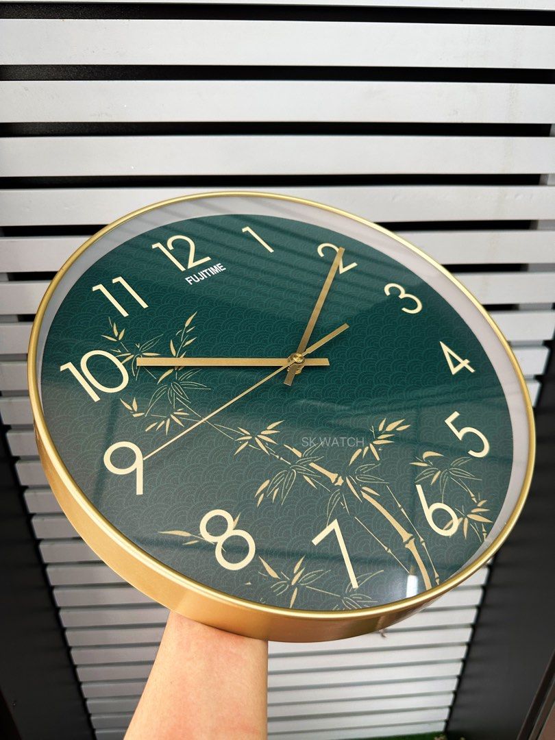 FUJITIME Wallclock / Simple Wallclock / Koi Fish Wallclock / Bamboo ...