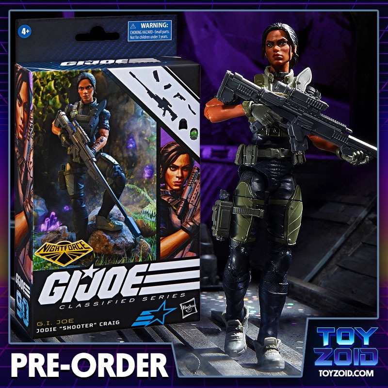 G.I. Joe Classified Series Nightforce Jodie Shooter Craig Exclusive ...