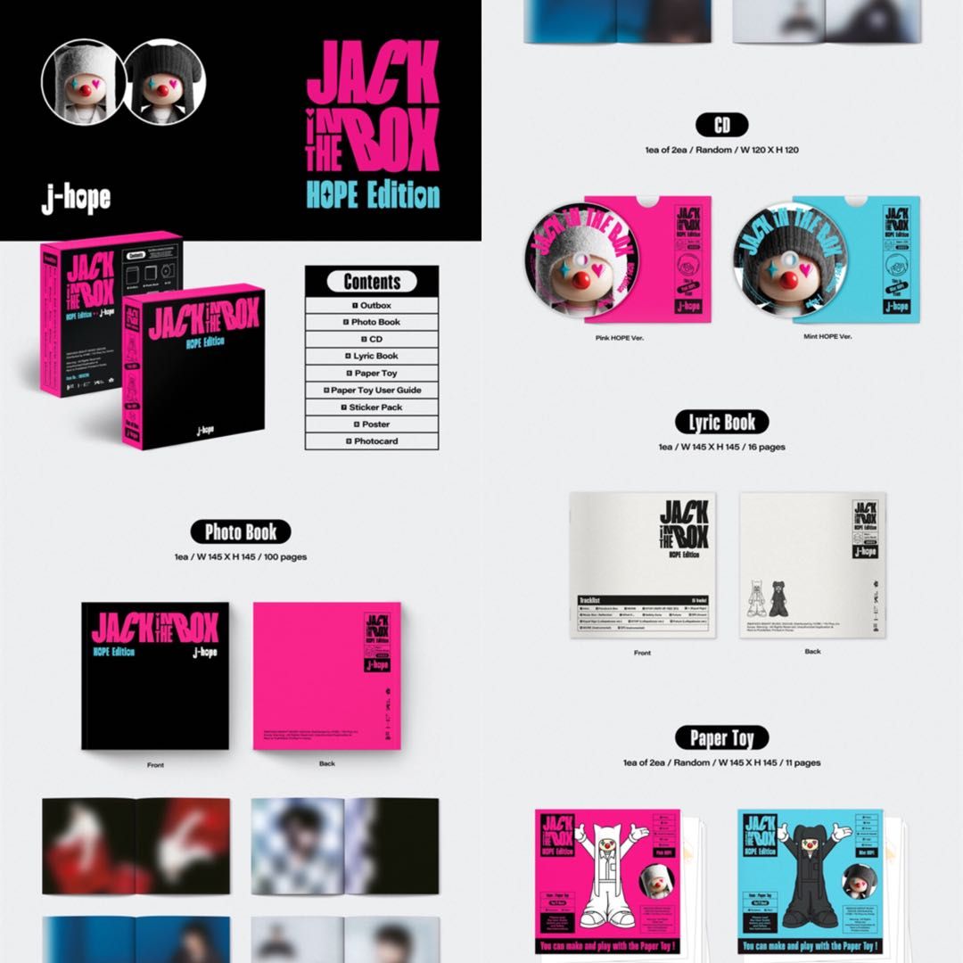 [GO] JHOPE (BTS) - JACK IN THE BOX (HOPE EDITION), Hobbies & Toys, Collectibles & Memorabilia, K ...