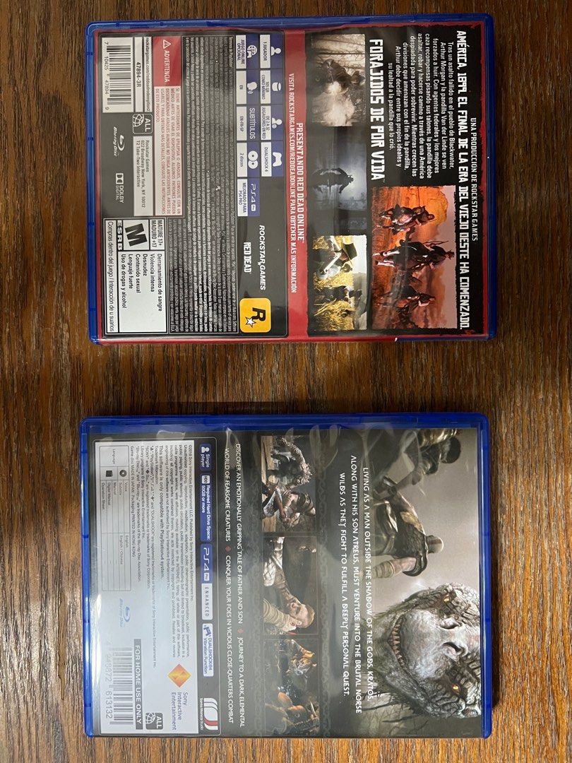 God of War / Red Dead Redemption 2 Game, Video Gaming, Video Games, PlayStation on Carousell
