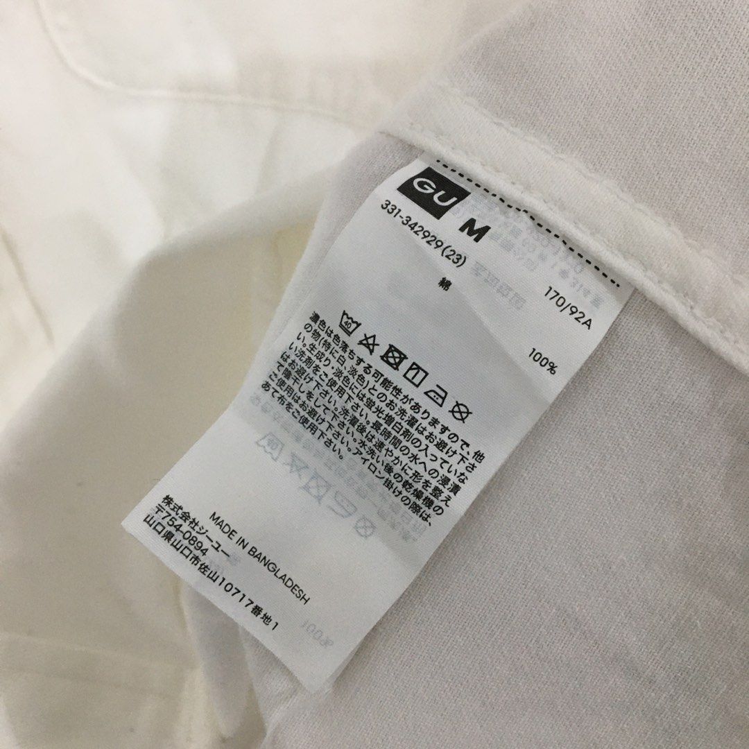GU Mens by Uniqlo Soft Oxford Japanese Style Longsleeve on Carousell